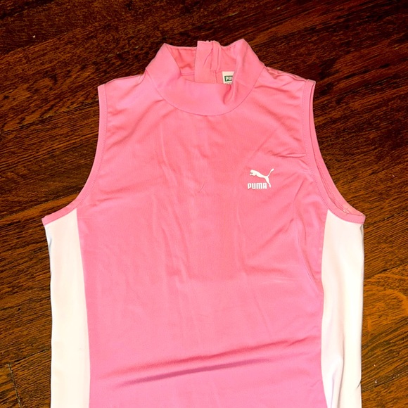 Puma | Dresses | Never Worn Pink Puma Athletic Dress Longer And Super ...
